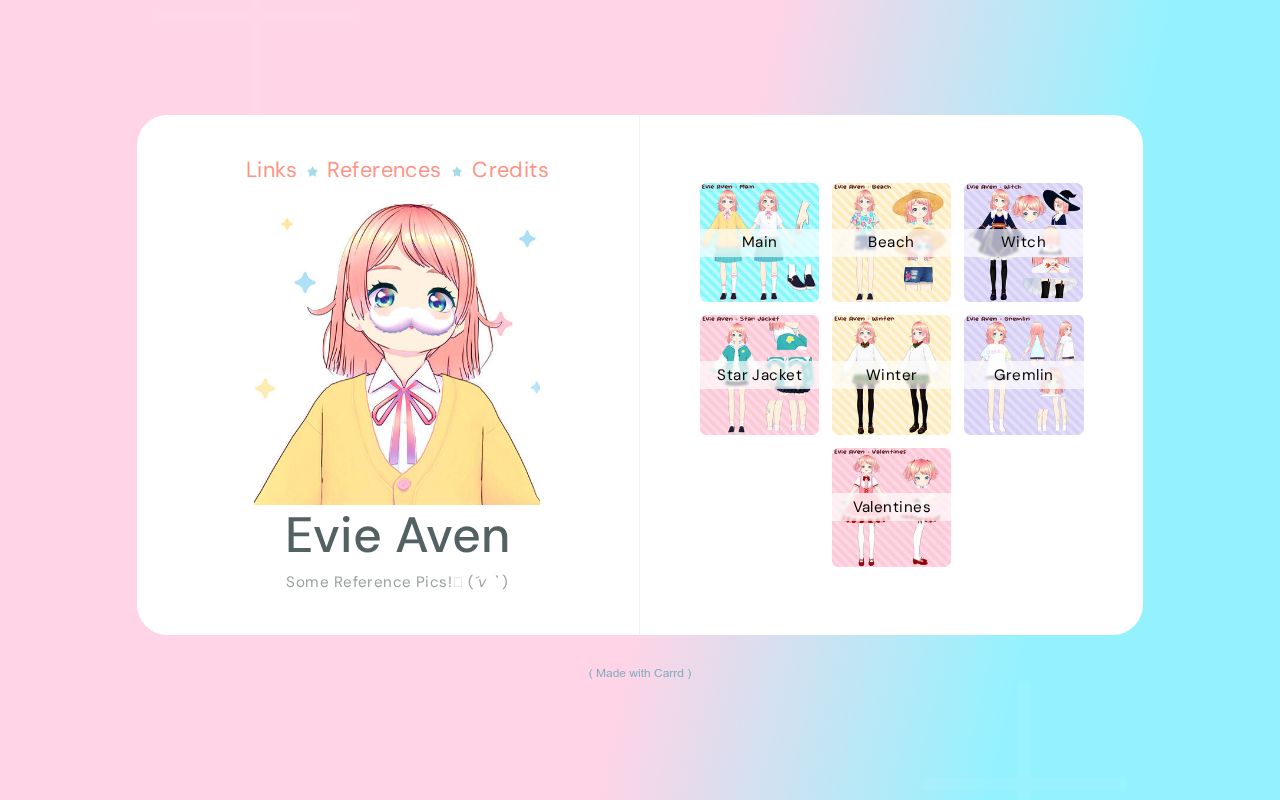 Evie Aven References